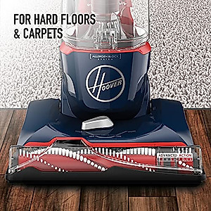 Hoover MAXLife Pet Max Complete, Bagless Upright Vacuum Cleaner, For Carpet and Hard Floor, UH74110, Blue Pearl