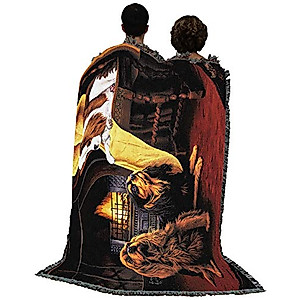 Pure Country Weavers Cavalier King Charles Spaniel Blanket by Robert May - Gift for Dog Lovers - Tapestry Throw Woven from Cotton - Made in The USA (72x54)