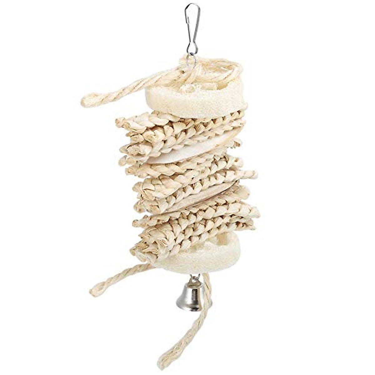 Hanging bird toy, bird toy, corn husk corn for bird chew toy