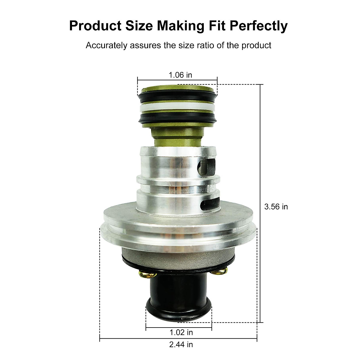 Purge High Boost Purge Valve Kits with Gasket Fits for Bendix Air Dryer 12V Kenworth Peterbilt AD-IP AD-IS Replace 801266 065612 K022105 Set Silicone Grease