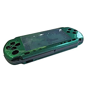 OSTENT Full Housing Shell Faceplate Case Repair Replacement for Sony PSP 3000 Console Color Green