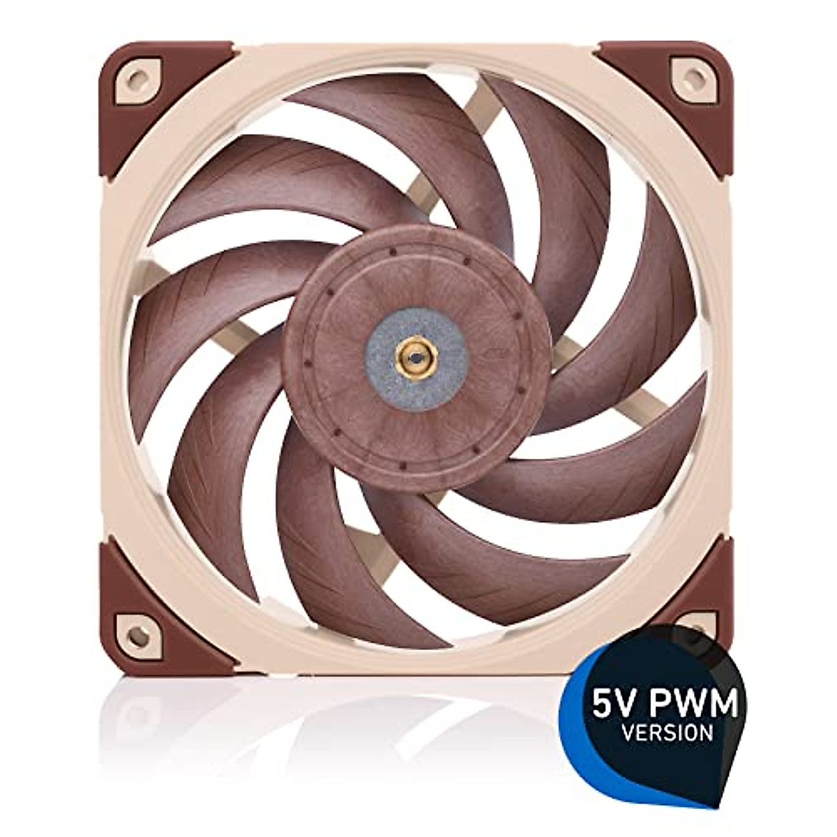 Noctua NF-A12x25 5V PWM, Premium Quiet Fan with USB Power Adaptor Cable, 4-Pin, 5V Version (120mm, Brown)