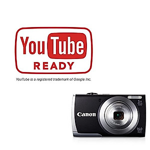 Canon PowerShot A2600 is 16.0 MP Digital Camera with 5X Optical Zoom and 720p Full HD Video Recording (Black)