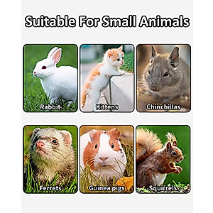 BNOSDM 2-in-1 Rabbit Tunnel Bed for Bunnies Tube Collapsible Removeable Mat Rabbits Tunnels Tubes Toys Small Animal Hideout for Pet Kittens Chinchilla Ferrets Guinea Pigs Hamster Blue