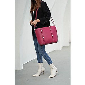 MKF Collection Tote Bag & Wallet for Women, Vegan Leather Handbag Set-Top- Handle Purse