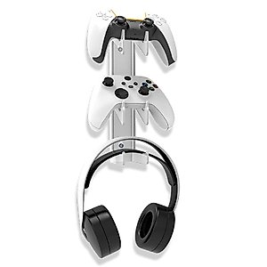 LENBOKEN Universal Controller Display Stand for P4 P5 N-Switch Headset Holder & Desk Mounts for Controller