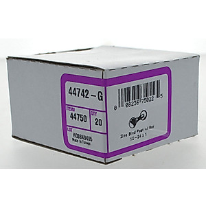 Hillman 44750#10-24 x 1" Steel Binding Post (Includes Screw), Zinc,20