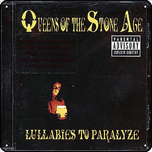 Zuhhgii Queens Of The Stone Age - Lullabies To Paralyze Metal Signs Vintage Rock Music Wall Decor Man Cave Tin Sign Gym Pool Bar Bathroom Yard Garage Pub Plaque Poster Wall Art Sign 12x12 Inch
