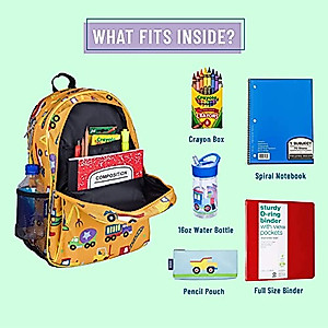 Wildkin 15 Inch Kids Backpack Bundle with Lunch Bag (Under Construction)