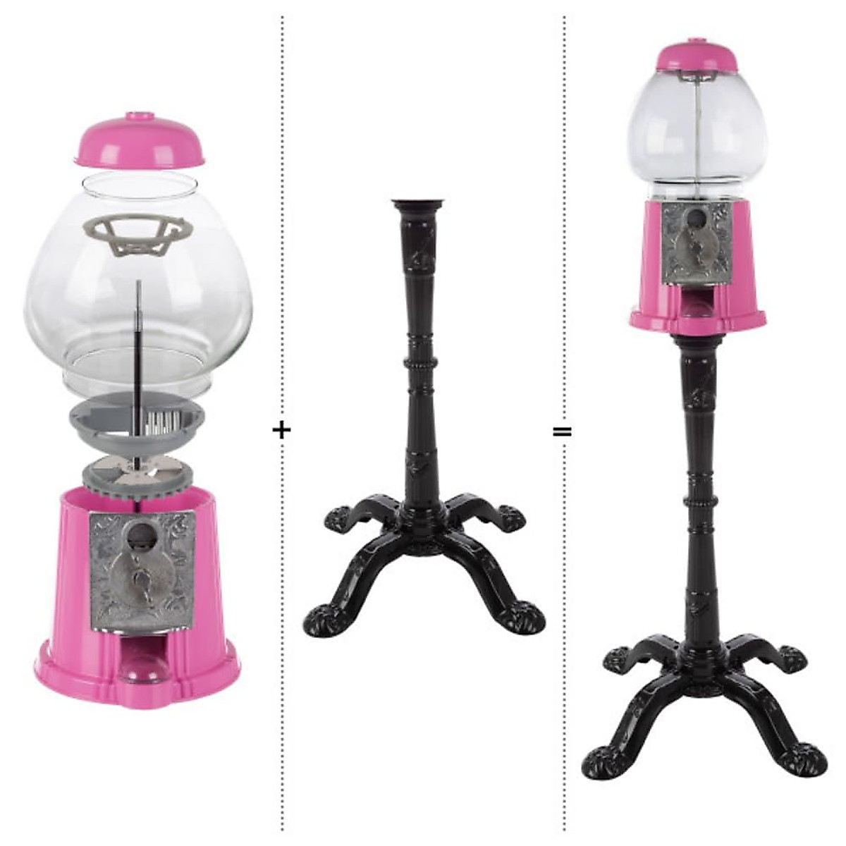 Great Northern Popcorn 83-DT5683-P Gumball Machine, 15", Pink