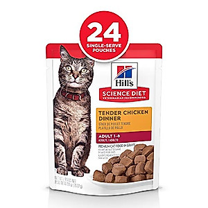 Hill's Science Diet Adult Wet Cat Food, Chicken, 2.8 Ounce (Pack of 24)