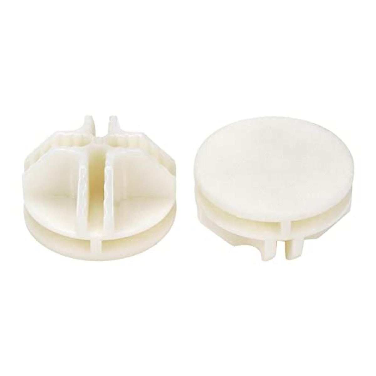 Curqia White Corner Wire Shelves for Closet Storage Organizer / Wire Grid Cube Storage Shelving Pack of 40