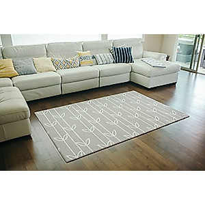 Baby Care Play Mat - Haute Collection (Medium, Sea Petals - Grey)