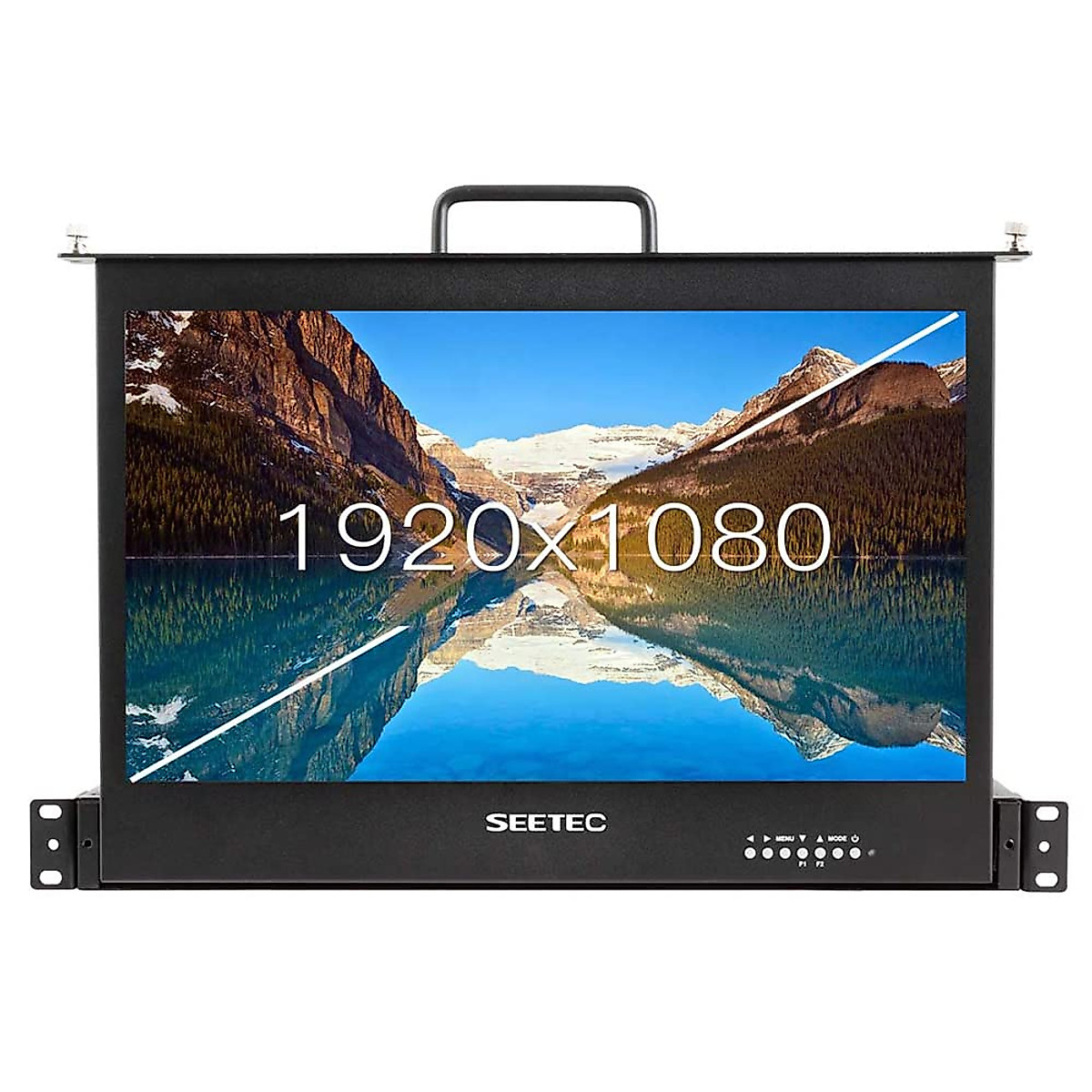 SEETEC 17.3 Inch 1RU Pull Out Rack Mount Monitor Full HD 1920x1080 Broadcast LCD Monitor SC173-HD-56 (HDMI)