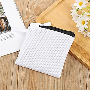 Zerodeko Mesh Laundry Bag 8pcs Mini Laundry Wash Bag Washing Machine Delicate Bags Lingerie Net Bags with Zipper for Clothes Bed Sheet Stuffed Toys Laundry