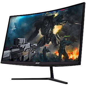Acer Pbmiiipx 27" 1500R Curved WQHD (2560 x 1440) VA Gaming Monitor | AMD Radeon FreeSync2 HDR Technology | DCI-P3 | VESA Certified DisplayHDR400 | 4ms Response Time | Black | with USB3.0 HUB Bundle