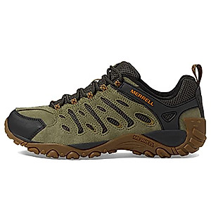 Merrell Crosslander 2 Hiking Shoes for Men - Lace Up Closure with Anti-Slip and Gripping Sole, and Breathable Shoes Olive 1 10 M