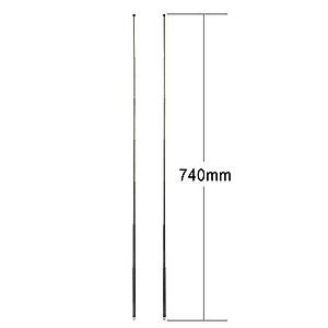 Bingfu 7 Sections Telescopic 74cm AM FM Antenna Portable Radio Antenna Replacement (2-Pack) Compatible with Indoor Portable Radio Home Stereo Receiver AV Audio Video Home Theater Receiver TV Tuner