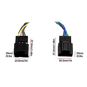 Car Audio & Video Wiring Harnesses Radio Wire Connector Fit for 2006-2007 Saturn Ion Vue