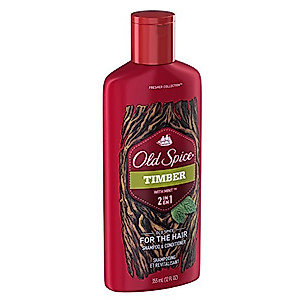 Old Spice Timber with Mint 2 in 1 Shampoo and Conditioner 12 Fl Oz