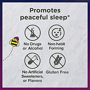 Zarbee's Kids Sleep Supplement Liquid with 1mg Melatonin; Drug-Free & Effective; Easy to Take Natural Berry Flavor for Children Ages 3 and Up; 1 Fl Oz Bottle