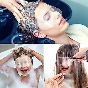 100PCS Face Shield for Shower, Clear Eyebrow Shower Visor for Adults Eyelash Extensions, Eyelid Surgery, Lash Aftercare for Salon Supplies & Permanent Makeup (100 pcs)