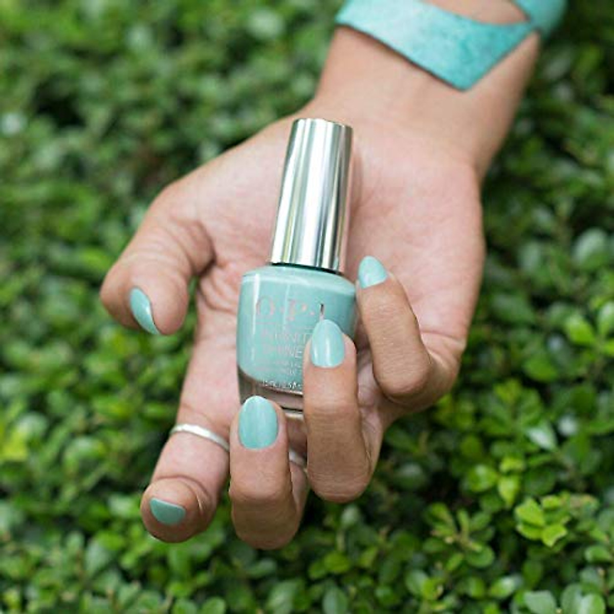 OPI Infinite Shine 2 Long-Wear Lacquer, Verde Nice to Meet You, Green Long-Lasting Nail Polish, Mexico City Collection, 0.5 fl oz