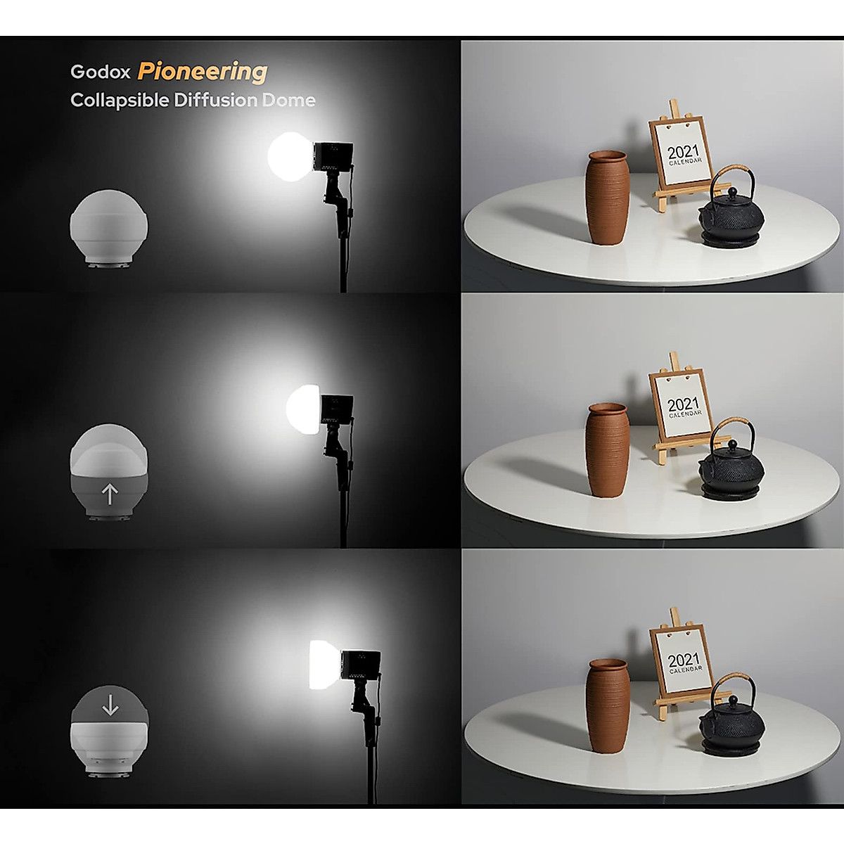 Godox ML30 37.6W 5600K LED Video Light, CRI 96+ TLCI 97+, 8590Lux@1m with Reflector, 4FX Effects,Slient Mode,with 2X NP970 Lithium Battery, APP Wireless Control,Multiple Control Methods (ML30)