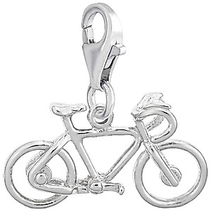 Rembrandt Charms Bicycle Charm with Lobster Clasp, Sterling Silver