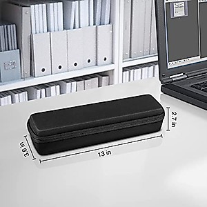 SITHON Hard Shell Travel Case for Brother DS-640 / DS-740D / DS-720D Duplex Compact Mobile Document Scanner, Portable Storage Carrying Case with Hand Strap, Carabiner (Case Only)