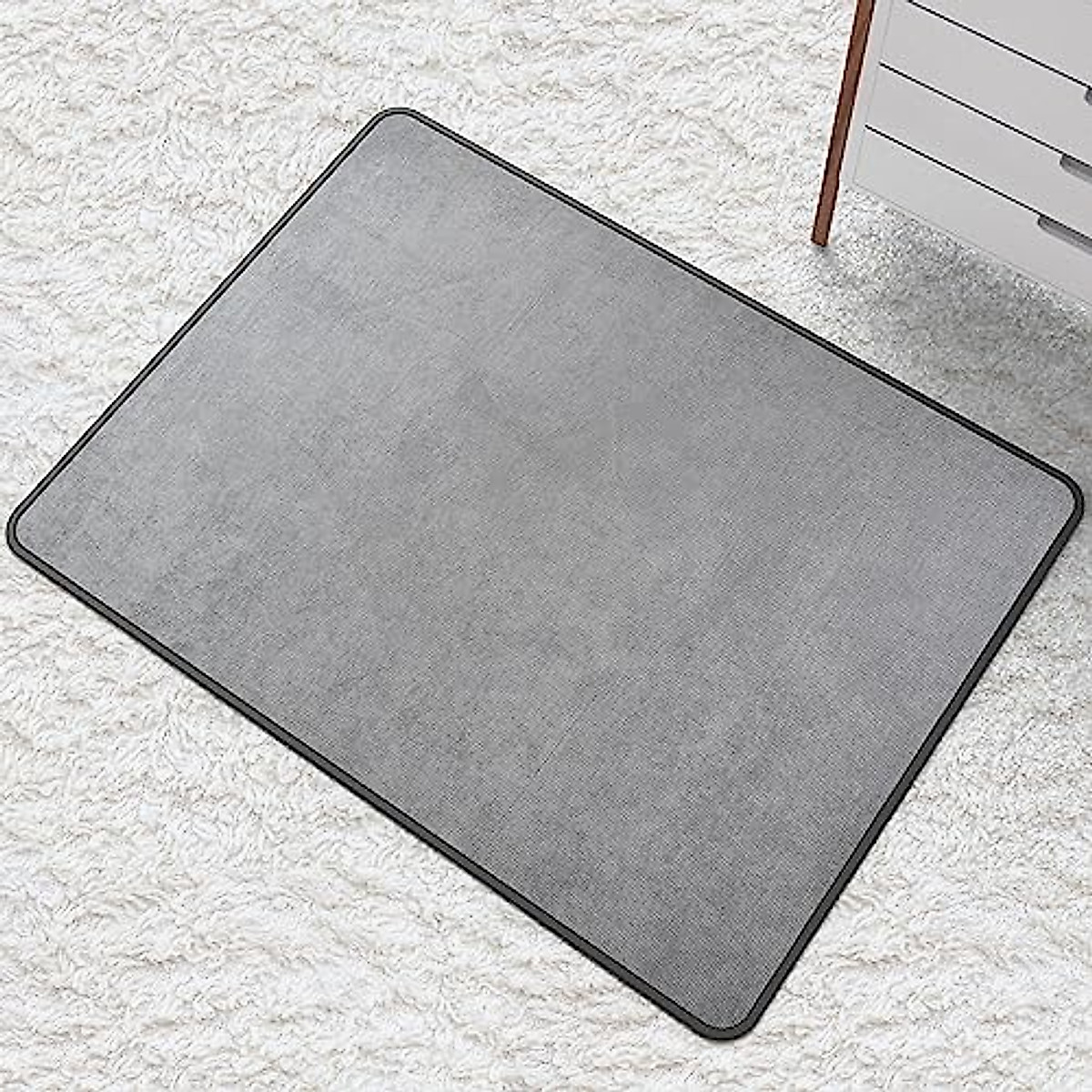 Heavy Duty Office Chair Mat for Carpet and Hardwood Floor Bohemian Desk Chair Mat Rug 36'' x 48'' Jacquard Woven Surface Floor mats for Office Home