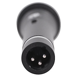 Rockville RMM-XLR Dynamic Cardioid Professional Metal Microphone W/10' XLR Cable., Black