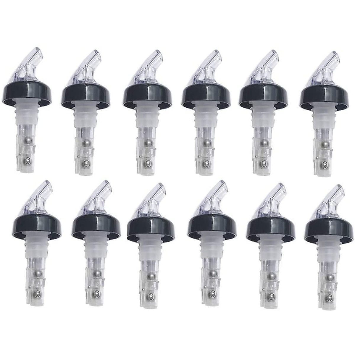 CORKPRO Automatic Measured Alcohol Bottle Pourers—1.5oz/45ml Clear Quick Shot Spirits Measure Liquor Pourer—Cocktail Wine Dispenser for Bar & Home Tool