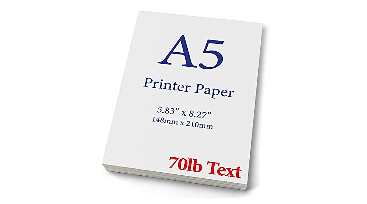 Premium A5 Printer Paper - Bright White 105 GSM for Professional ...