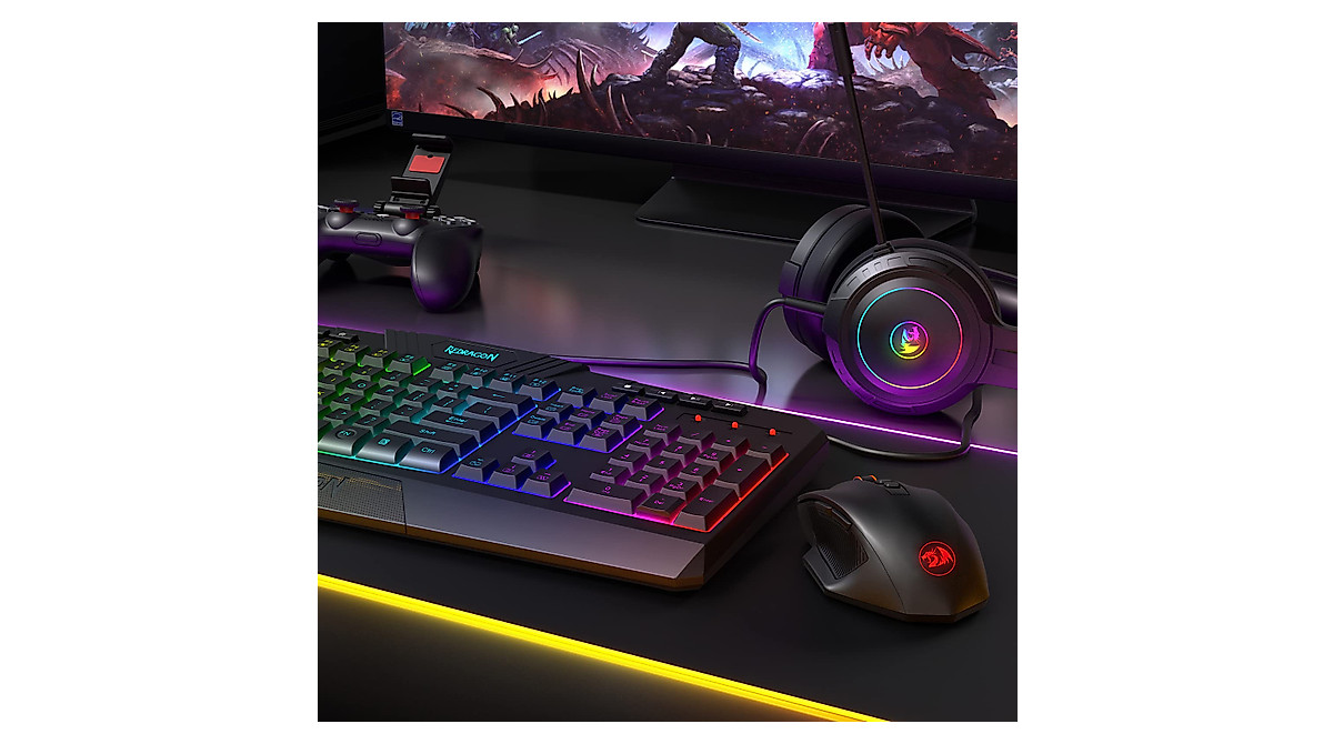 Redragon S101 Wireless Gaming Keyboard & Mouse Combo | RGB Backlit