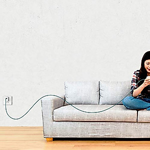 Extra Long Micro USB cable10ft Android Charger Cable, Durable Fast Phone Charger Cord Android USB Charging Cable for Samsung Galaxy S7 S6 S7 Edge S5,S2 J7 J7V J5 J3 Note 5 4,LG G4,HTC,PS4,Camera,MP3