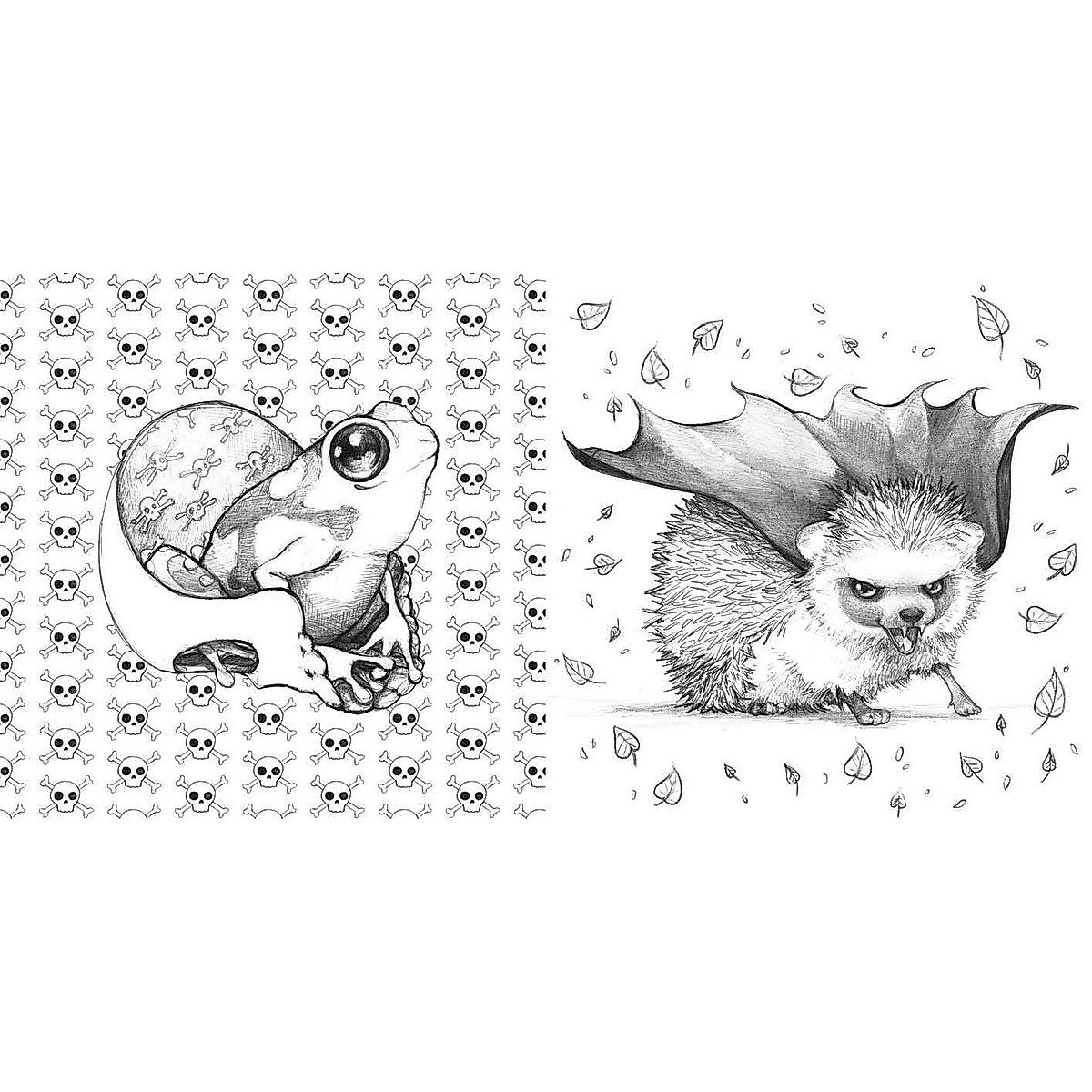 Pop Manga Cute and Creepy Coloring Book