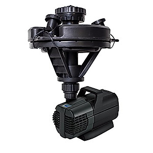 OASE 45383 1/4 Hp Floating Fountain with Lights, one Size, Black