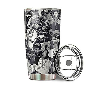 Hip Hop Legends Collage Tumbler 20oz & 30oz Stainless Steel Travel Mug