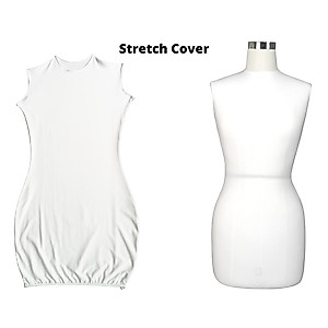 Pro Modular Dress Form Padding Plus Size Kit (24 Pieces) – Adjustable Body Form Padding Set for Sewing and Mannequin – Adult Female Dress Padding – Dress Making and Tailoring Accessories