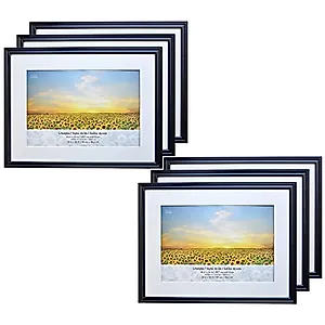 MICHAELS Bulk 6 Pack: Black 13”; x 19”; Frame with Mat, Lifestyles™ by Studio Décor®