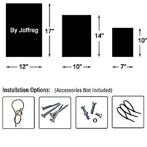 Joffreg Speed Limit 5 MPH Sign,17 x12 Inches,Reflective Aluminum,4 Pack