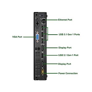 Lenovo ThinkCentre M910q Tiny Desktop Computer Mini PC, Intel Core i5-7500T Upto 3.3GHz,16GB DDR4 RAM,New 512GB NVMe M.2 SSD,WiFi Bluetooth,Wireless Keyboard and Mouse,Windows 10 Pro(Renewed)
