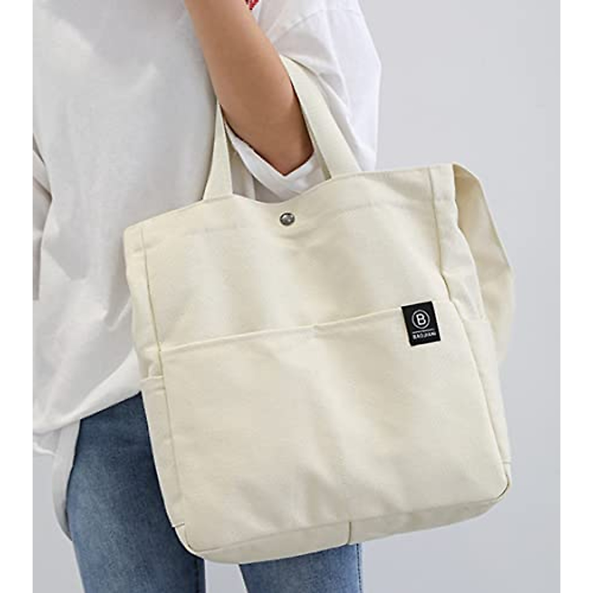 Women Crossbody Bags Large Size Tote Canvas Purse Casual Hobo Bags Shoulder Handmade Bags
