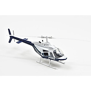 NewRay 26073A Sky Pilot Bell 206 Police, White