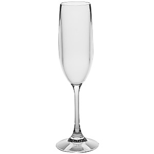 D'Eco Unbreakable Stemmed 12 oz Champagne Flutes (Set of 4) - 100% Reusable Shatterproof Mimosa, Sparkling Wine, Champagne Glasses - Perfect for Hosting & Entertaining - Elegant Cocktail Glasses Set