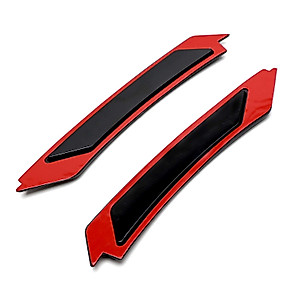 iJDMTOY Euro Dark Smoked Lens Front Bumper Side Markers Compatible With 2009-2012 BMW E90/E91 3 Series LCI Models, Replace OEM Amber Yellow Reflector Assy