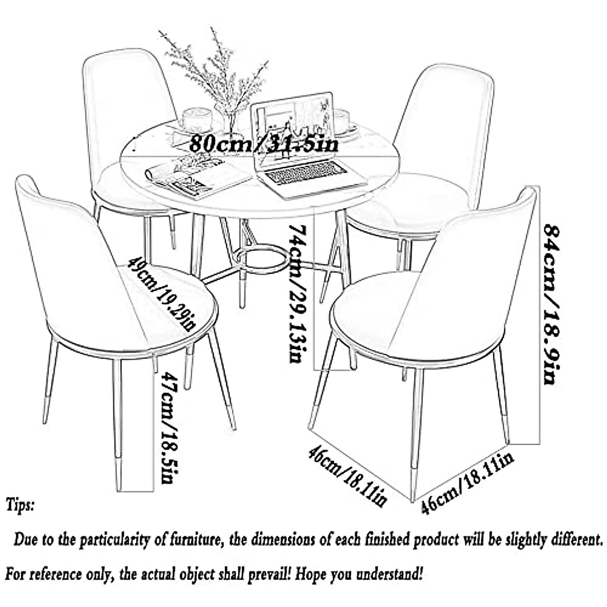 Office Business Hotel Lobby Dining Table Set, Business Coffee Table Office Table and Chair Set, Office Table and Chair Set Creative Round Table Study Living Room Bedroom Home Company Company Shop Rece