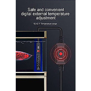 SOUTH SHORE RETAIL, LLC 300 Watt Digital Aquarium Heater for Fish Tank - Fits 10-125 Gallon Tanks - Most Affordable Digital 300 Watt Heater on Amazon!