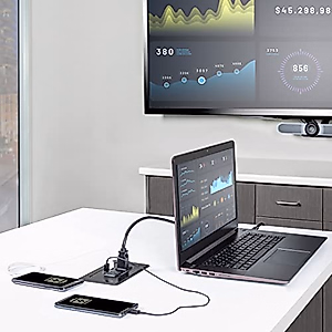 StarTech.com Power Outlet Module for Conference Table Connectivity Box - 2X AC Power and 2X USB-A - Power and Charging Hub (MOD4POWERNA)